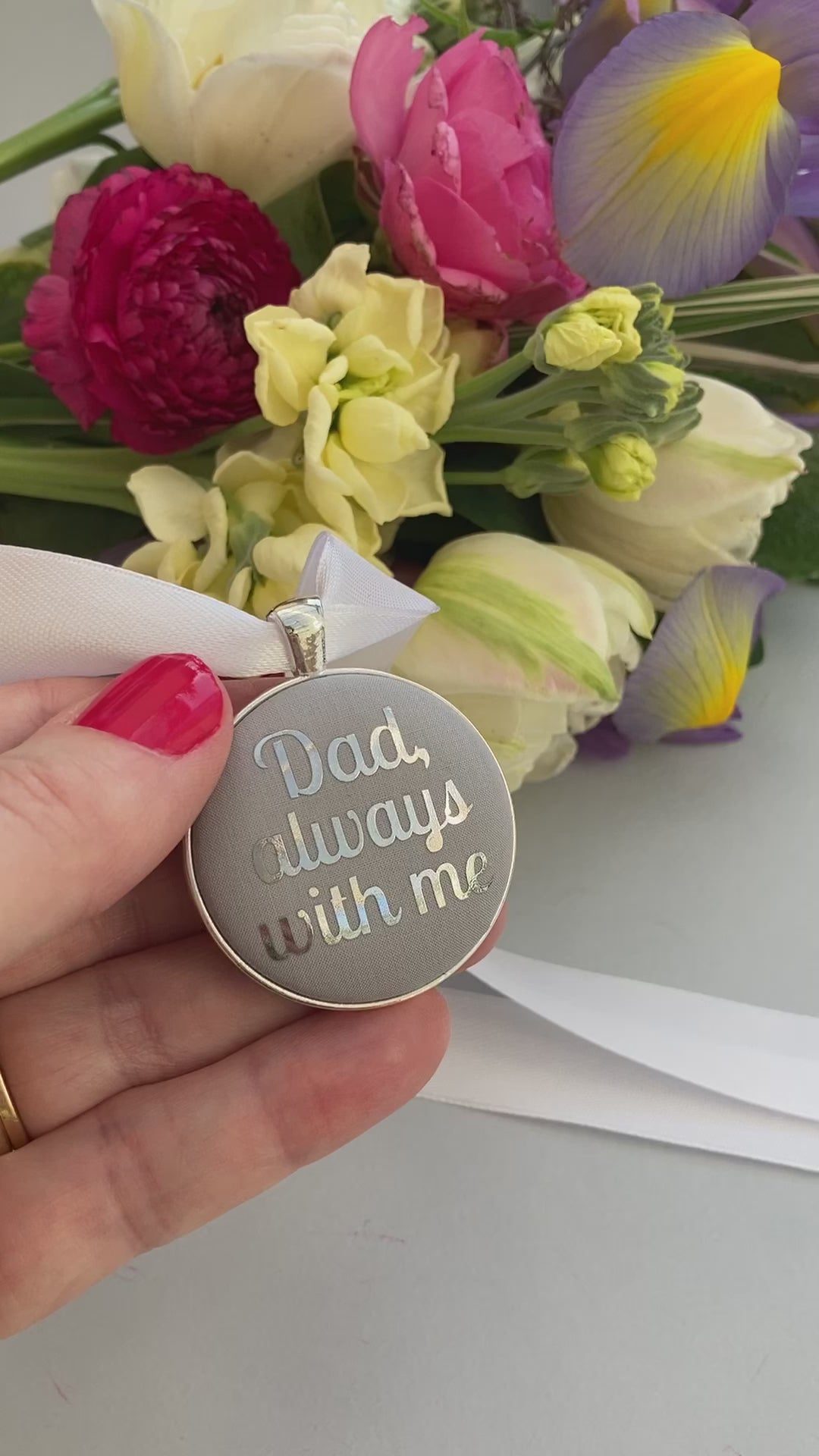 Bridal Bouquet Memory Charm - Always With Me – Ellie Bea Jewellery